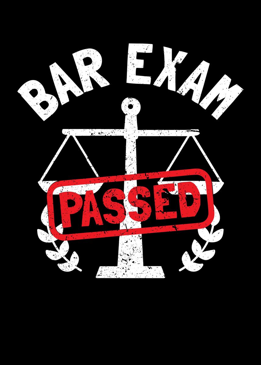'Bar Exam Passed' Poster by Uwe Seibert | Displate