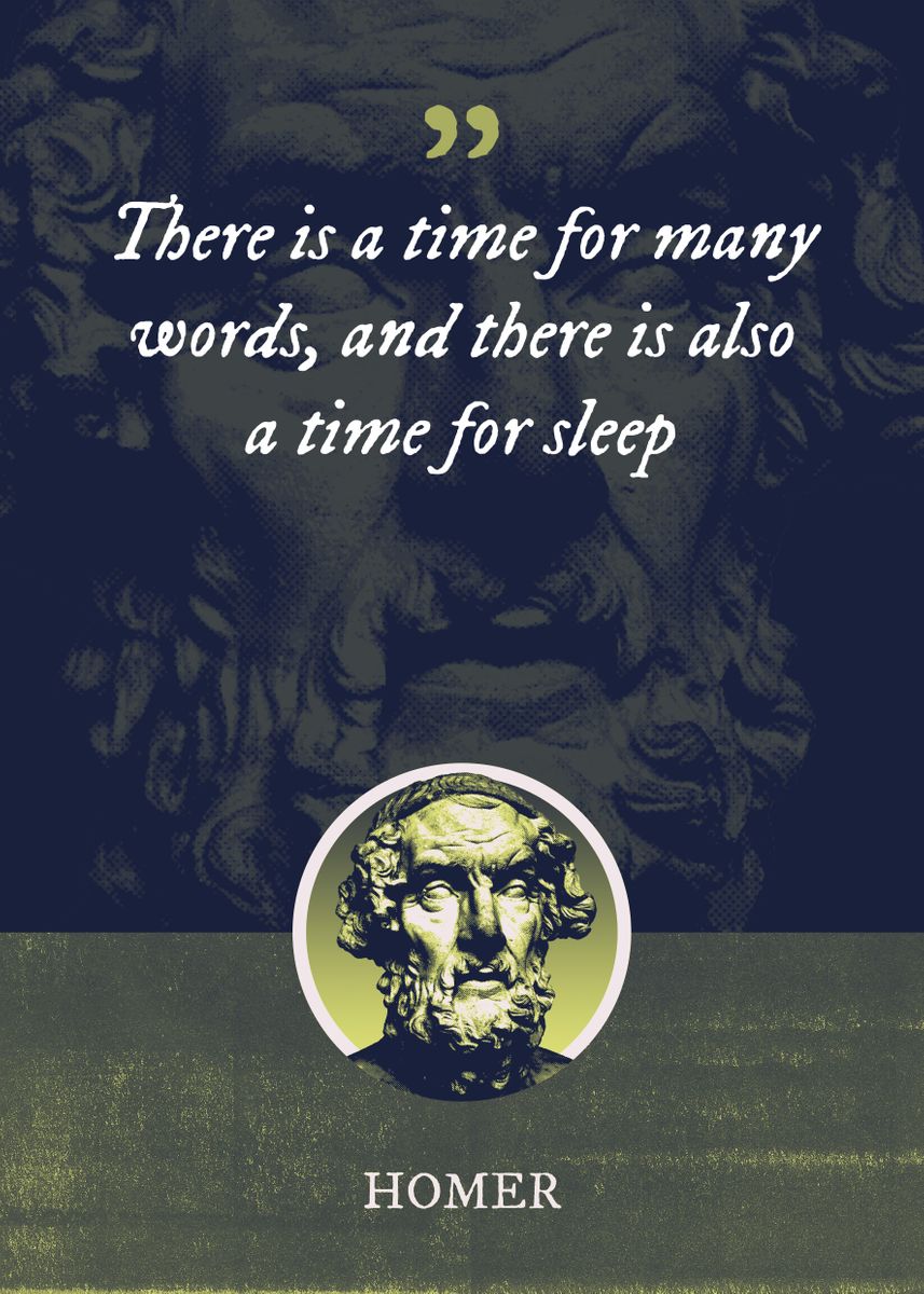 'There is a time for many' Poster by Syahrasi | Displate