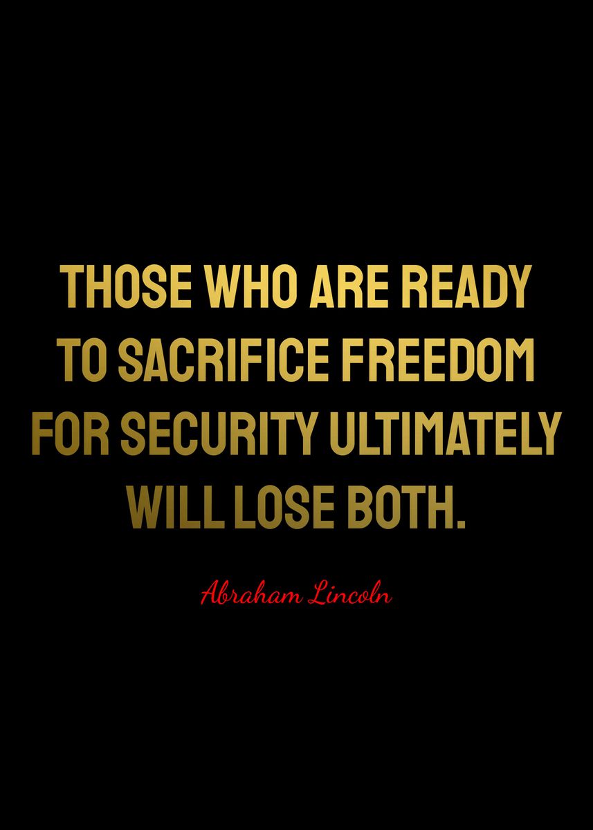 'Abraham Lincoln Quotes' Poster, picture, metal print, paint by Kuro ...