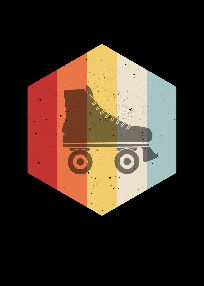 'Roller Skating Roller' Poster by to42 | Displate