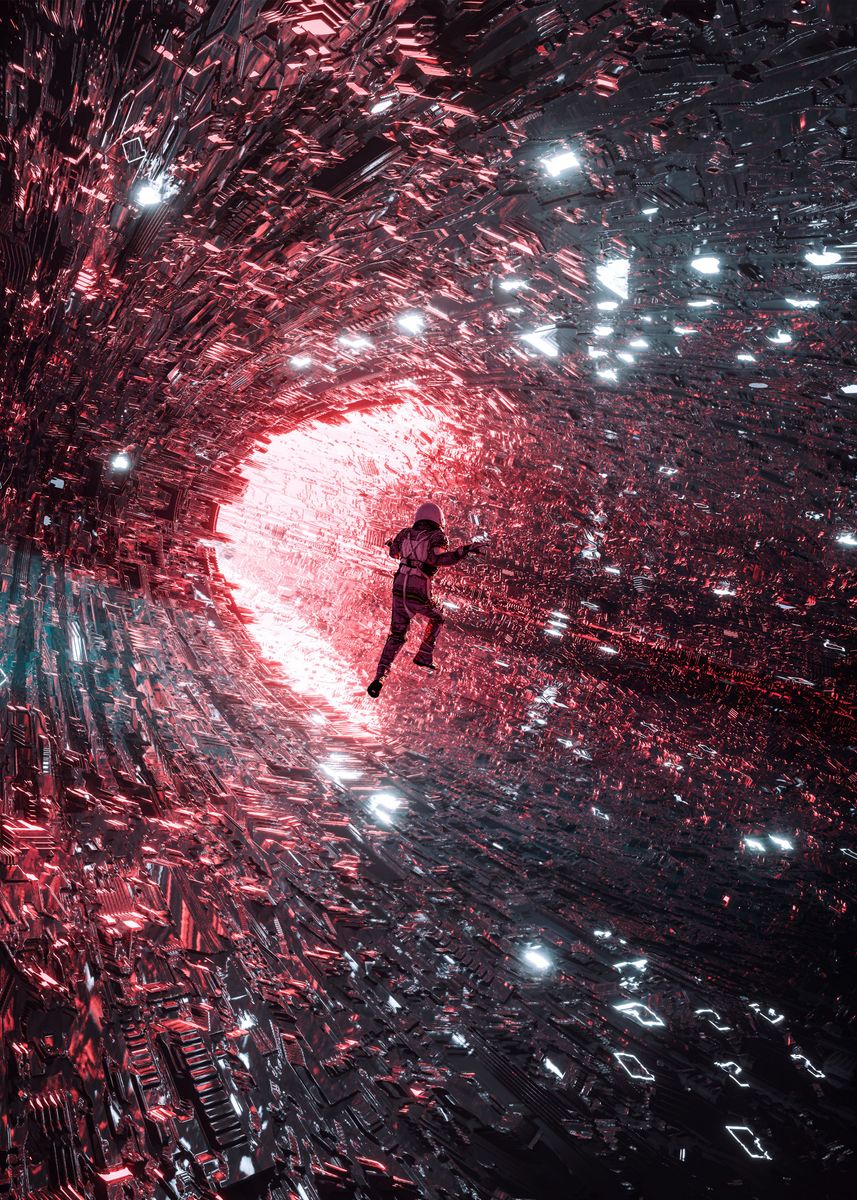 'TORUS INSIDER' Poster, picture, metal print, paint by bevisualz | Displate