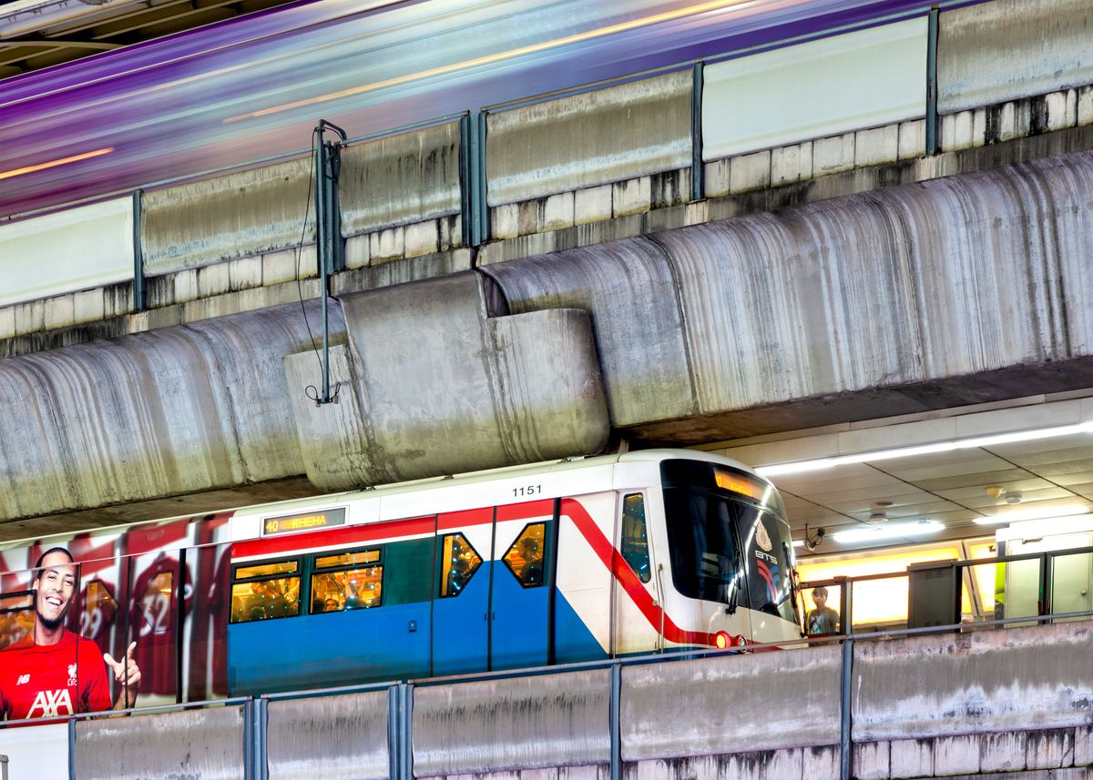 'BTS Skytrain' Poster by Fabrizio Troiani | Displate