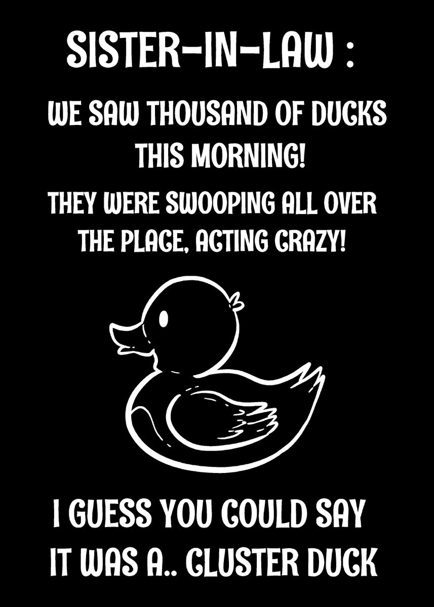 'Cluster Duck Nature Lover ' Poster by Powdertoastman | Displate