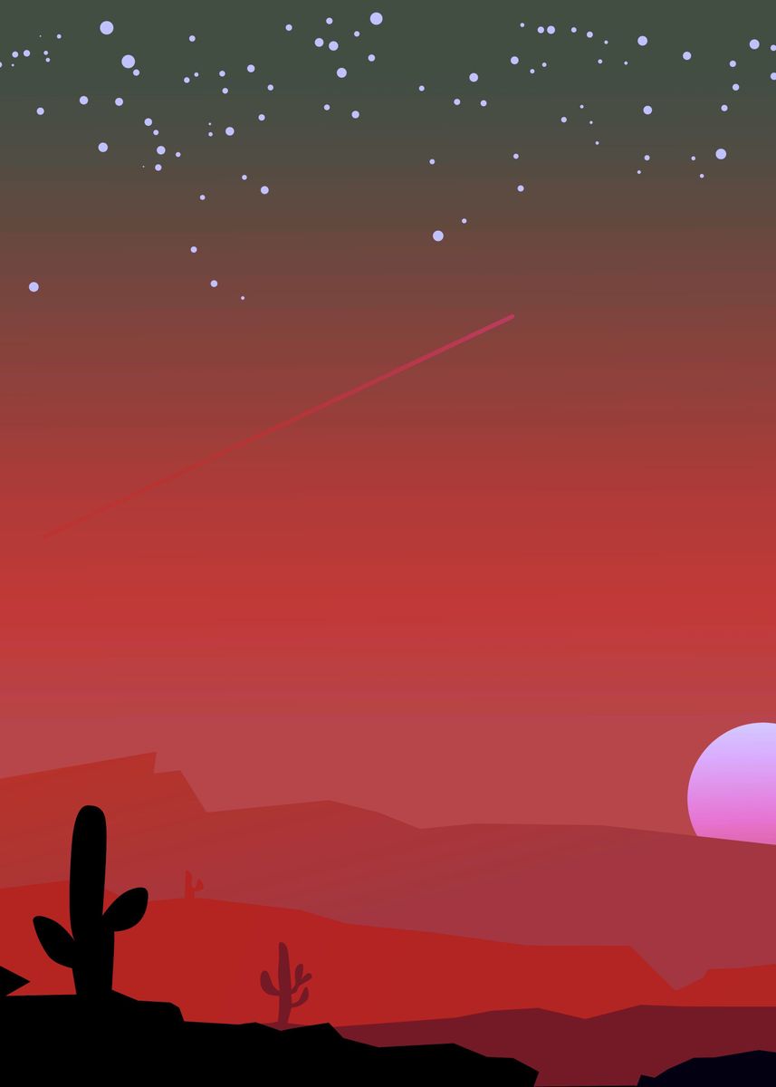 'Beautyfull Sunset' Poster by AL Picaso | Displate