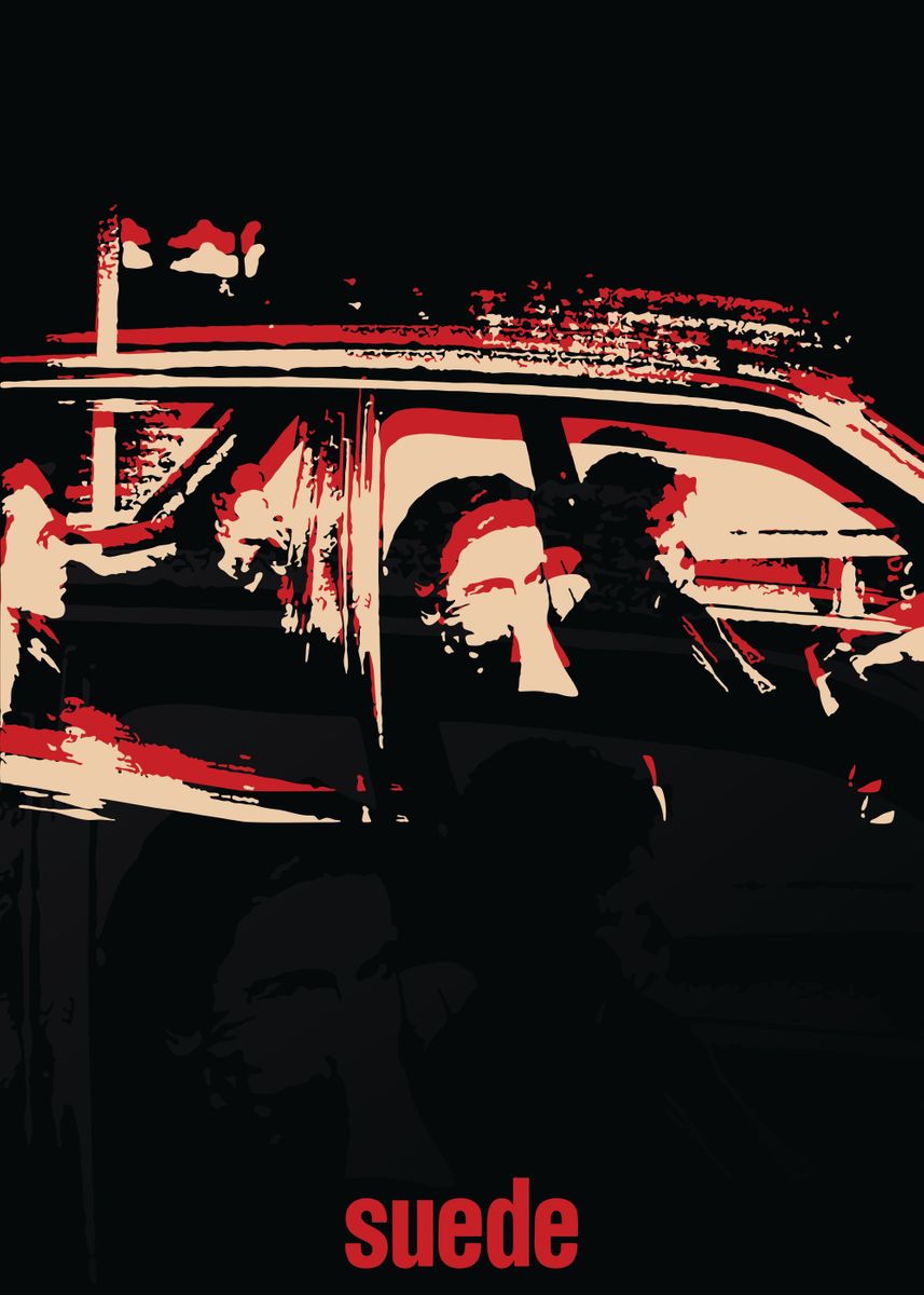 'Suede Band 3' Poster by Gondrong Ndeso | Displate