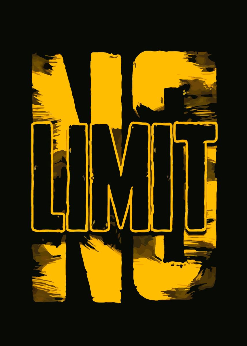 'No Limit' Poster, picture, metal print, paint by Nice Pictures | Displate