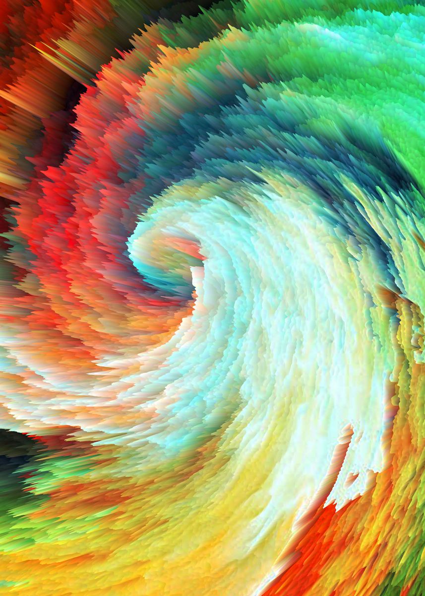 '3D ABSTRACT' Poster, picture, metal print, paint by Masahiro Art ...