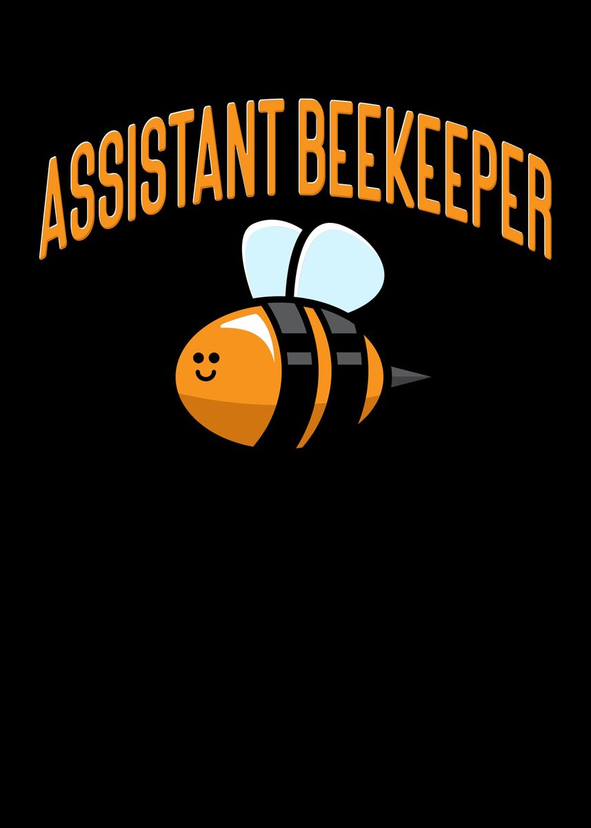 'Assistant Beekeeper' Poster, picture, metal print, paint by Uwe ...