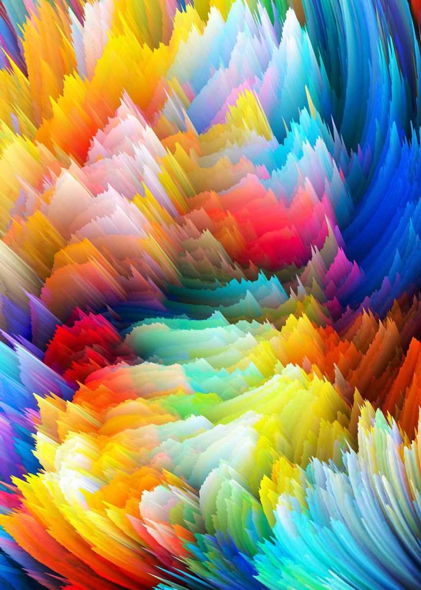 '3D ABSTRACT' Poster by Masahiro Art | Displate