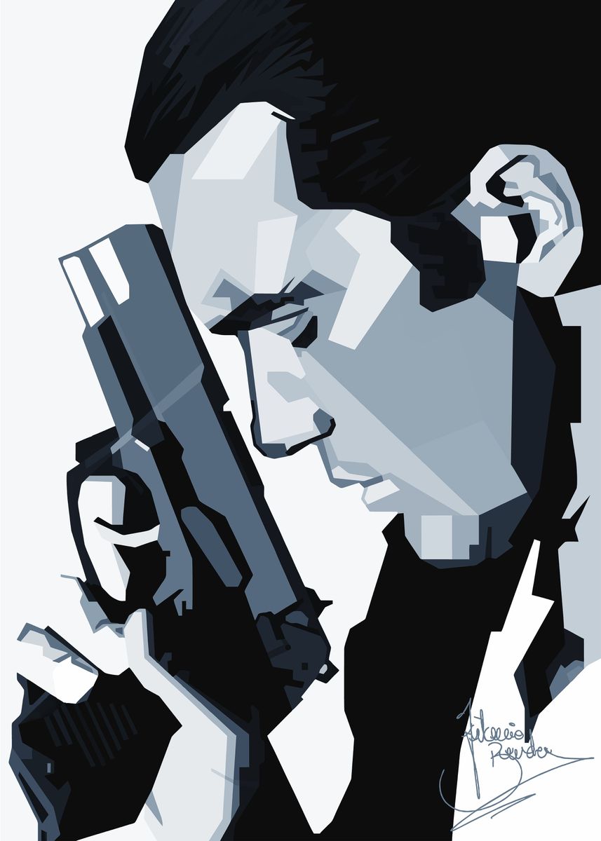 'Antonio Banderas Classic' Poster, picture, metal print, paint by R ...