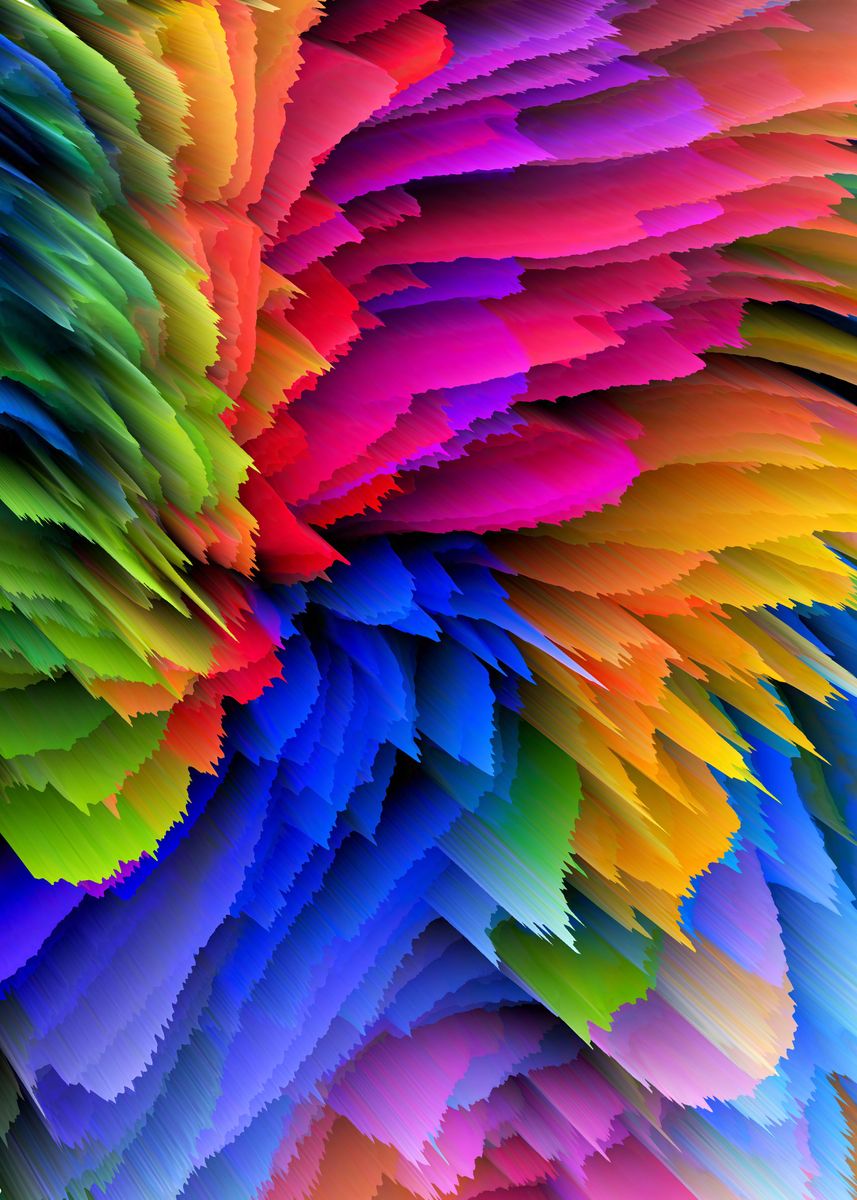 '3D ABSTRACT' Poster, picture, metal print, paint by Masahiro Art ...