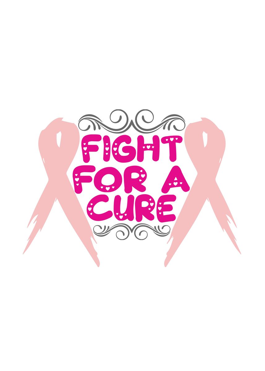 'Cure Cancer' Poster, picture, metal print, paint by Beone Digital ...