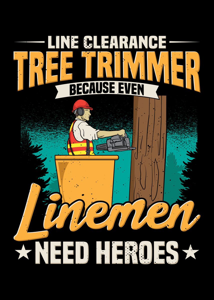 'Line Clearance Tree' Poster, picture, metal print, paint by Uwe ...