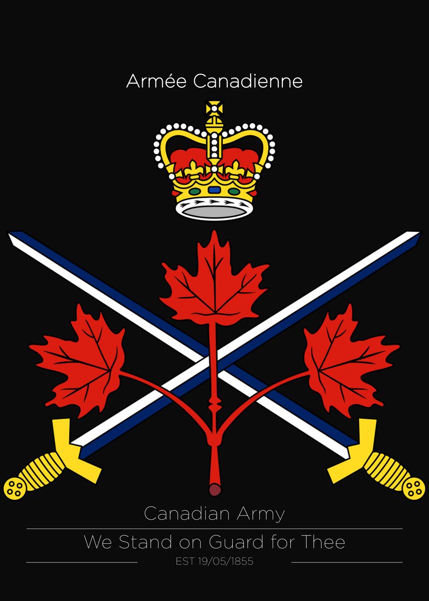 'Canadian Army' Poster, picture, metal print, paint by Michael Anderson ...