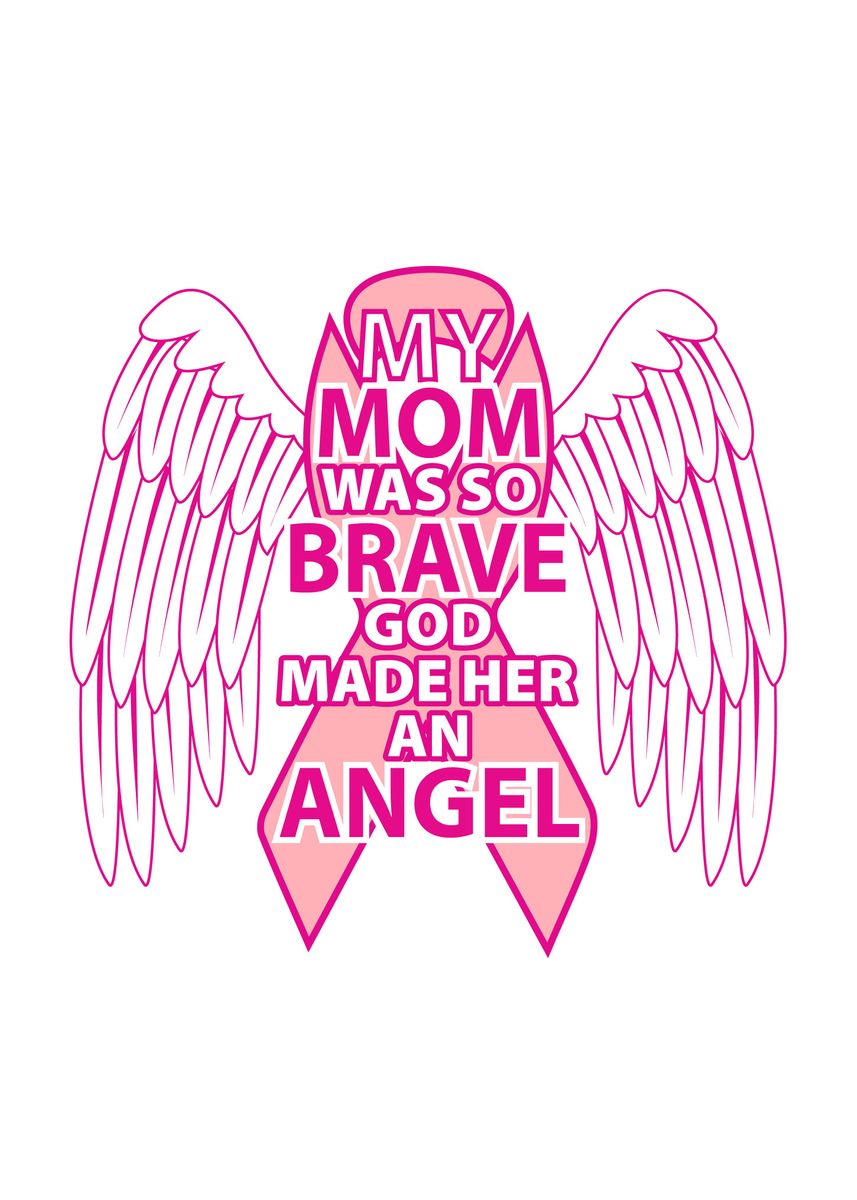 'Brave Cancer' Poster, picture, metal print, paint by Beone Digital ...