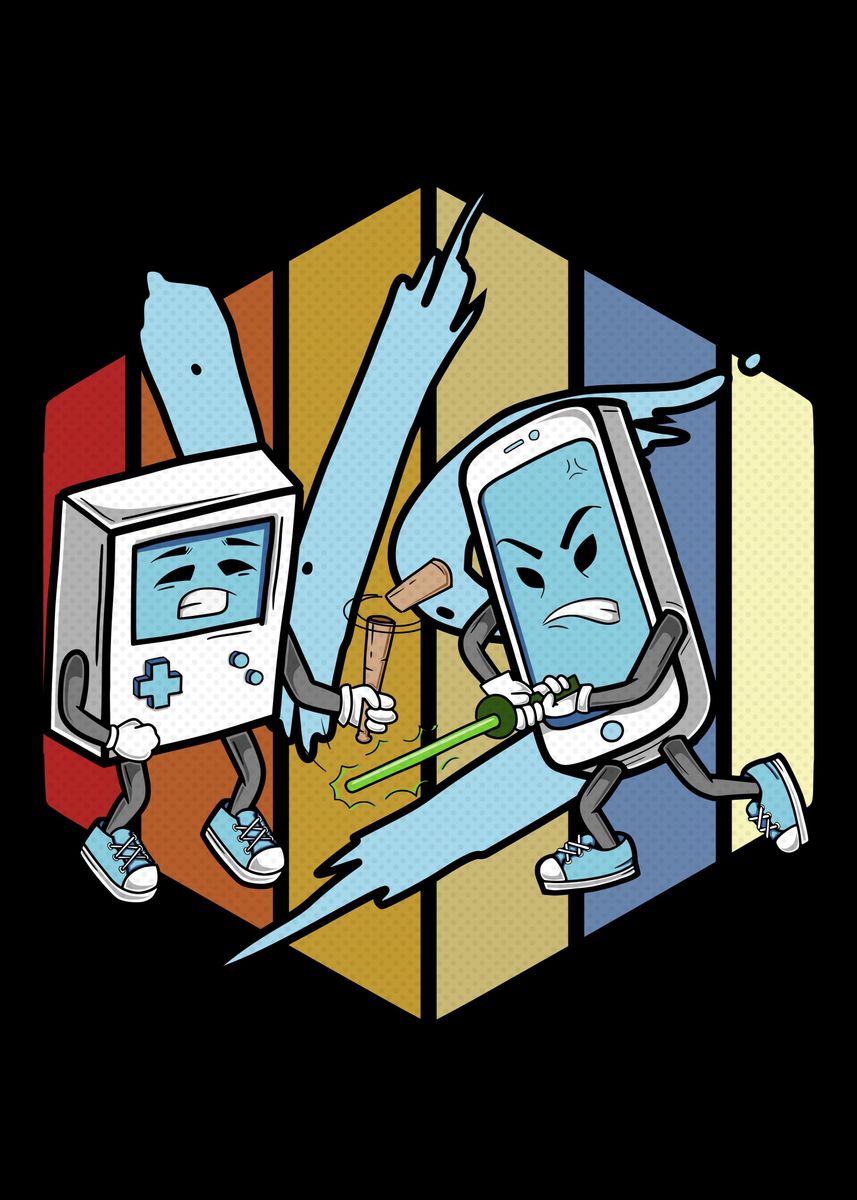 'Gadgets' Poster by John DonJoe | Displate