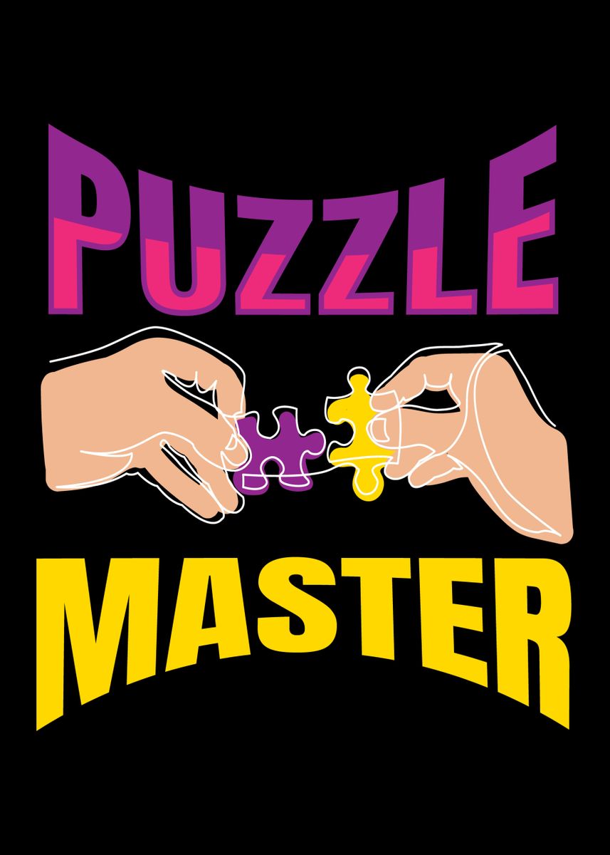'Puzzle Master' Poster by Mooon | Displate