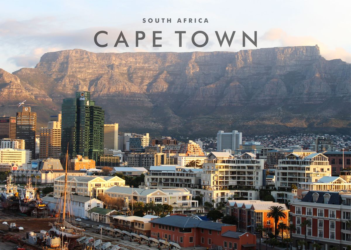 'Cape Town City View' Poster by Pitch Photography | Displate