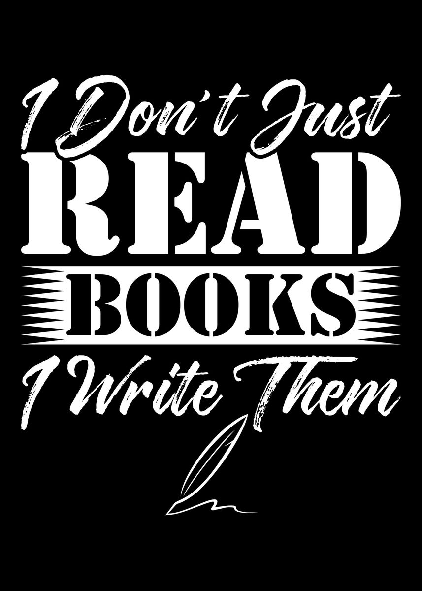'Author Writer Literature' Poster by Christian Mueller | Displate