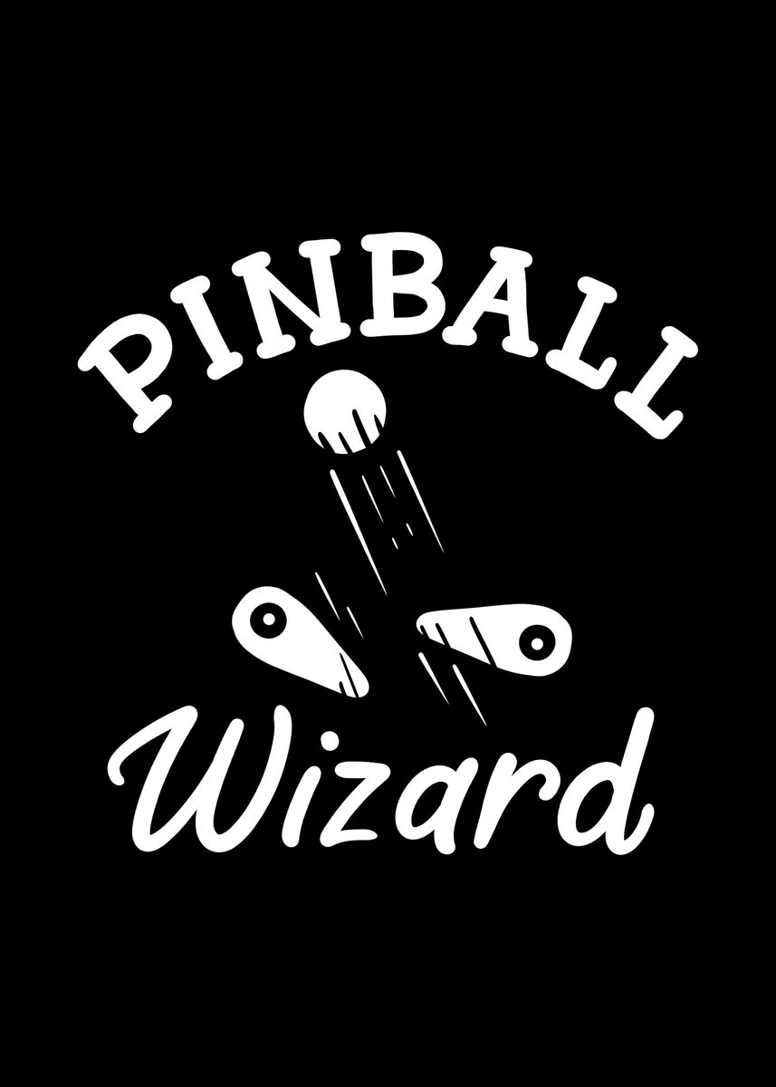 'pinball' Poster, picture, metal print, paint by Mealla | Displate