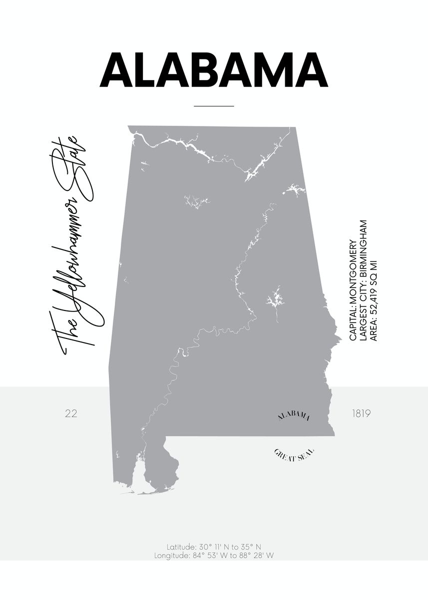 'Alabama' Poster, picture, metal print, paint by Conceptual Photography ...