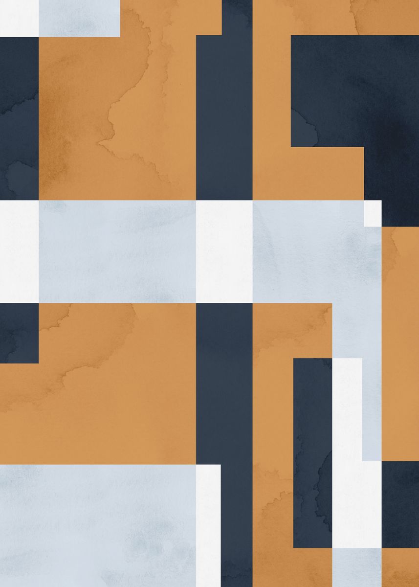 'Colored layers 16' Poster, picture, metal print, paint by Vitor Costa ...