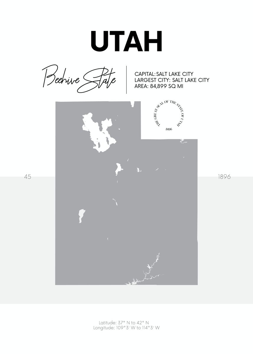 'Utah' Poster by Conceptual Photography | Displate