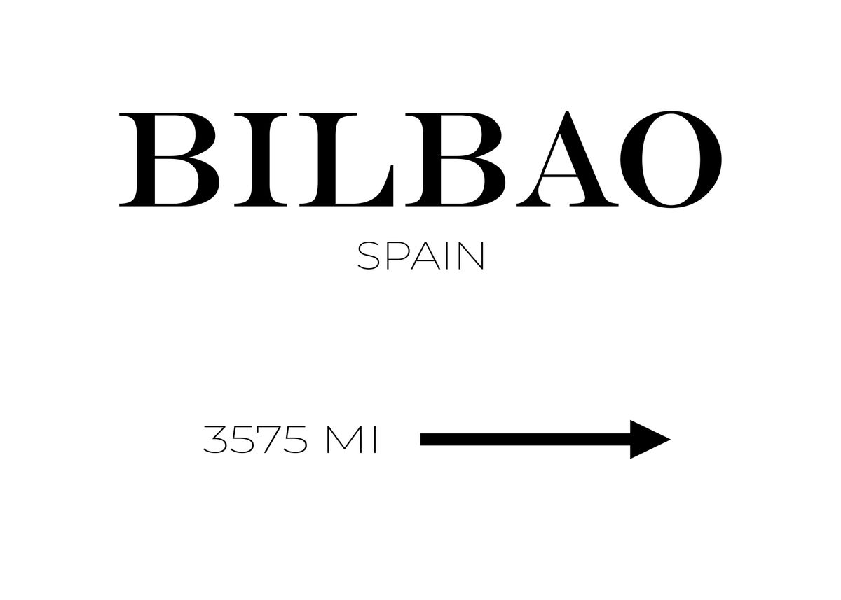 'Bilbao Spain' Poster by Conceptual Photography | Displate