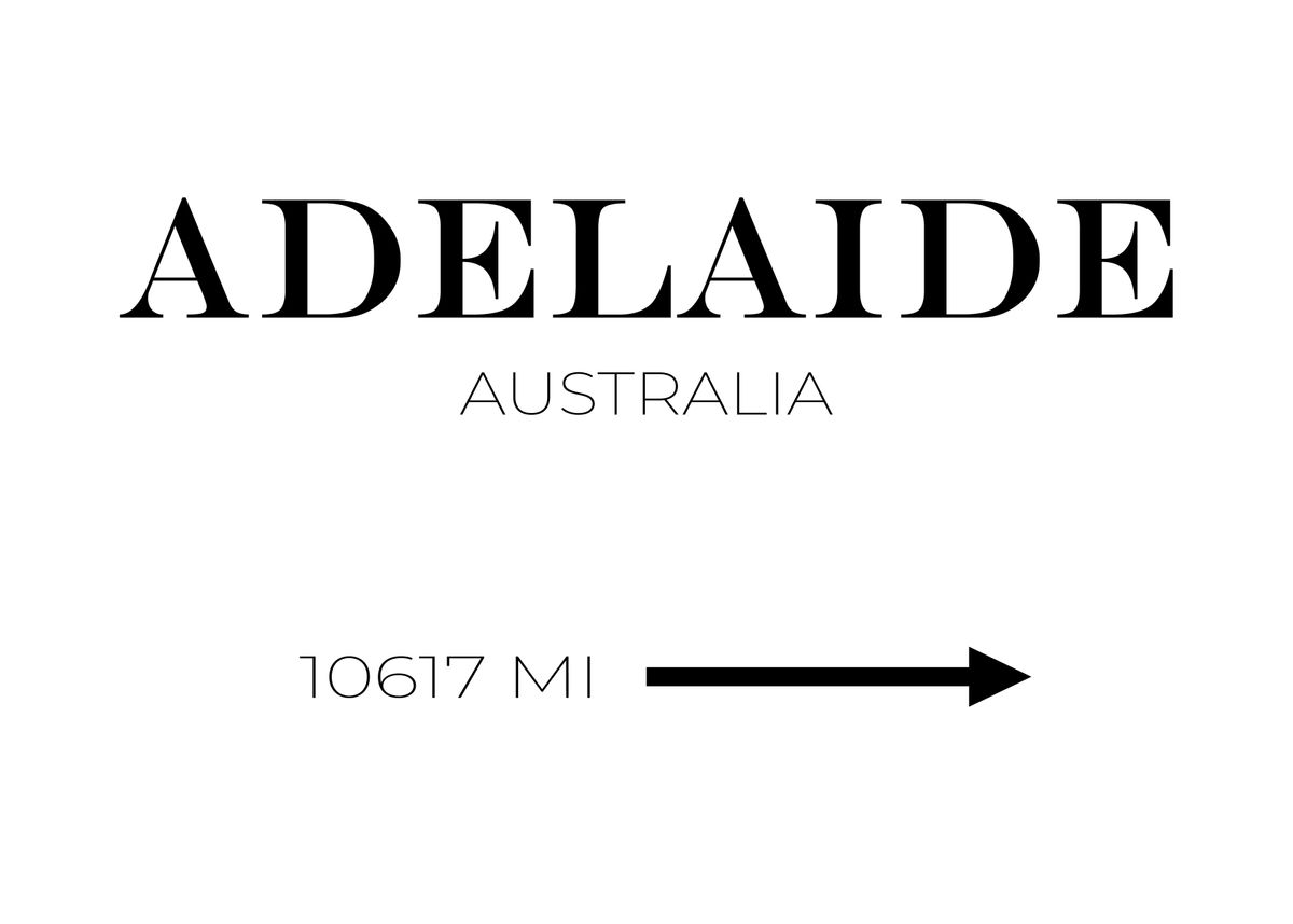 'Adelaide Australia' Poster by Conceptual Photography | Displate