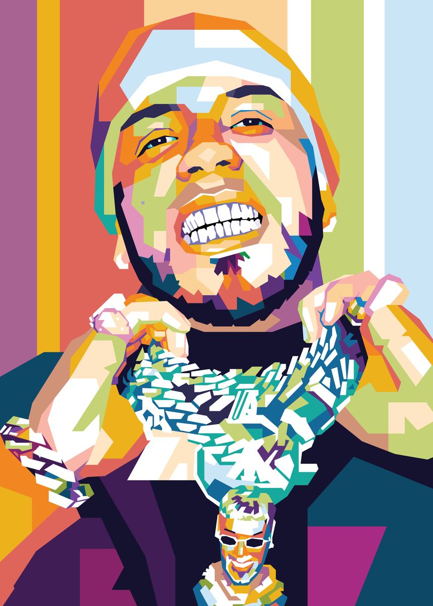 'Emmanuel Gazmey' Poster, picture, metal print, paint by Erick Sato ...