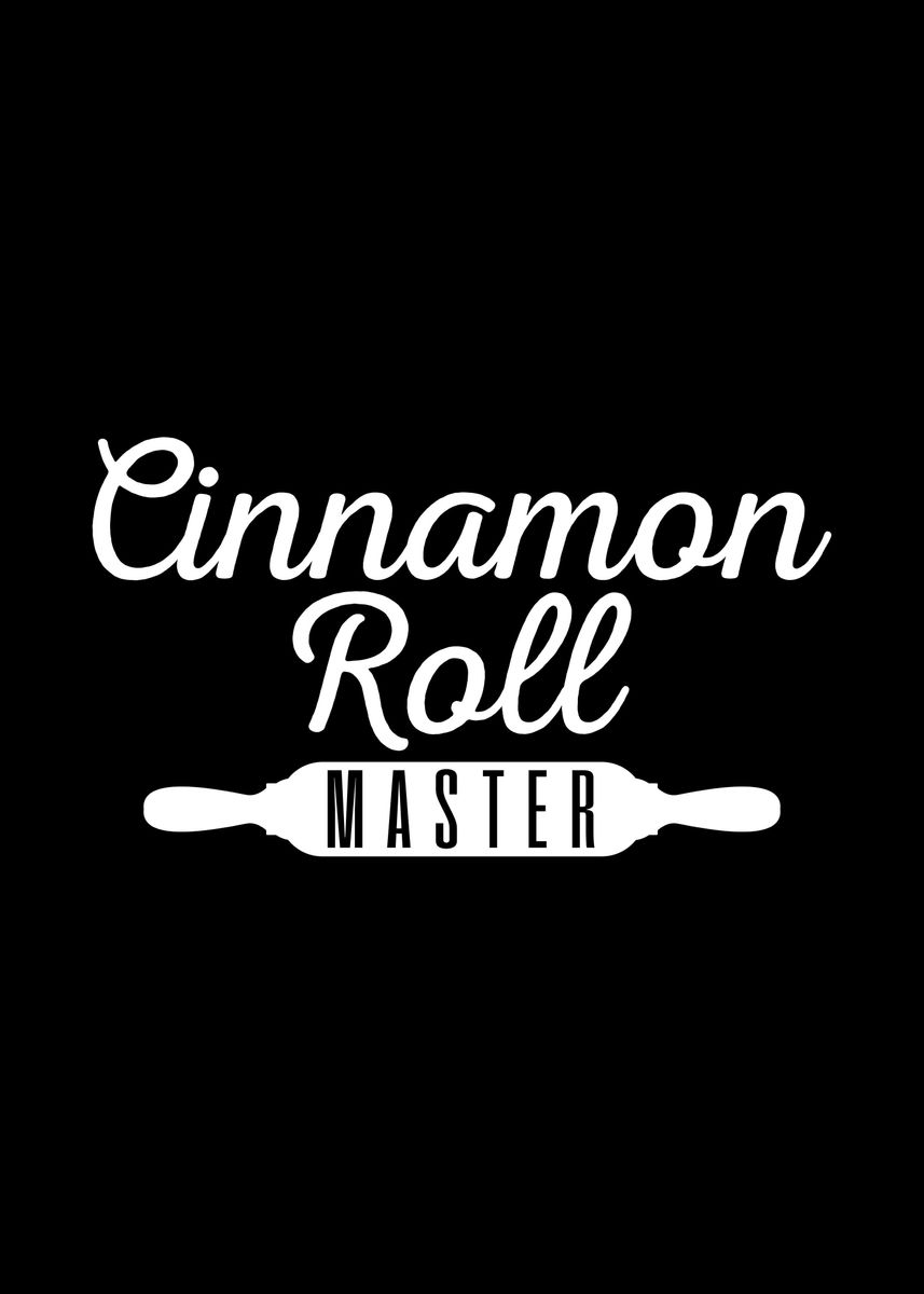 'cinnamon roll' Poster, picture, metal print, paint by Mealla | Displate