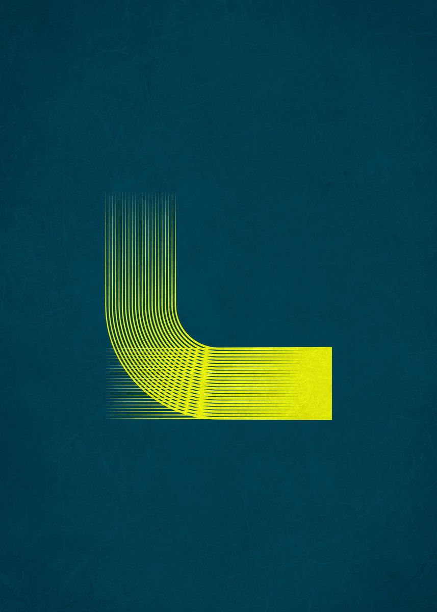 'Letter l' Poster by MauriTz Design | Displate