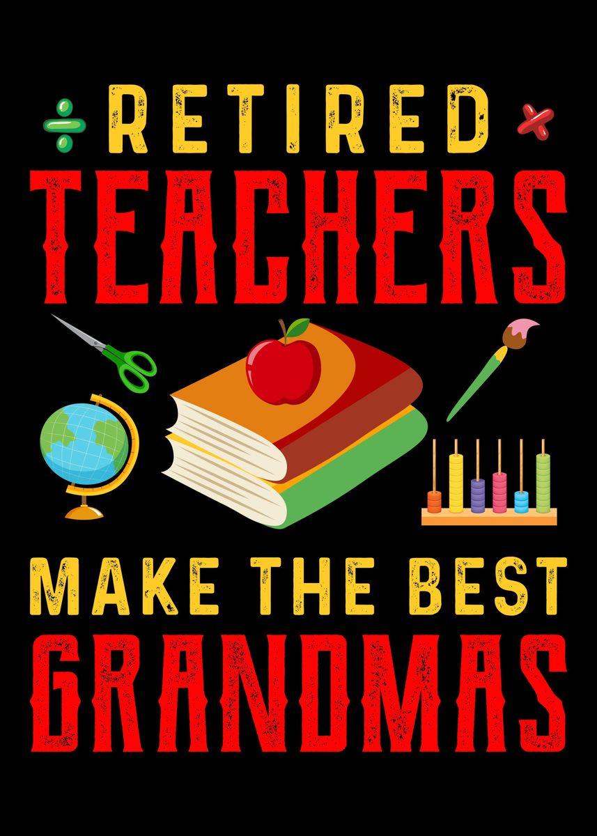 'Teacher Teaching School' Poster, picture, metal print, paint by ...