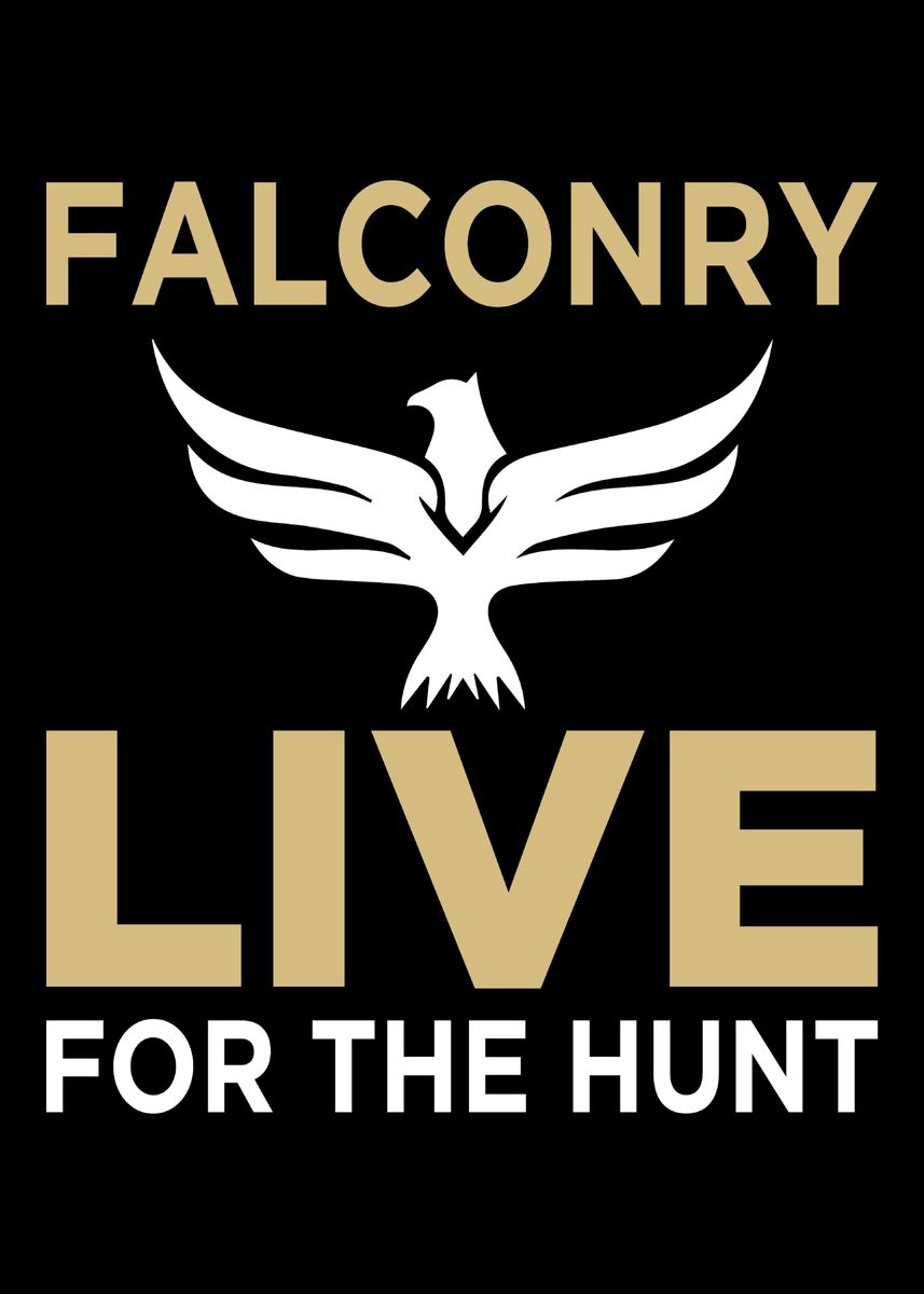 'Falconry Falcon Falconer' Poster by Sebastian Wünsche | Displate