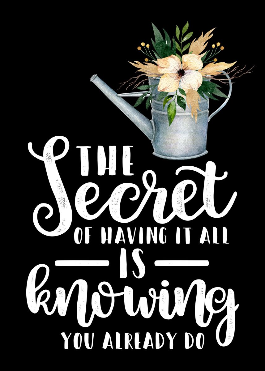 'The secret' Poster by Juliana RW | Displate