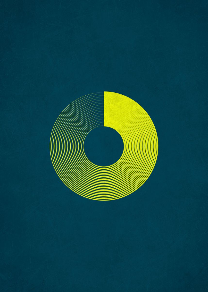 'Letter o' Poster, picture, metal print, paint by MauriTz Design | Displate