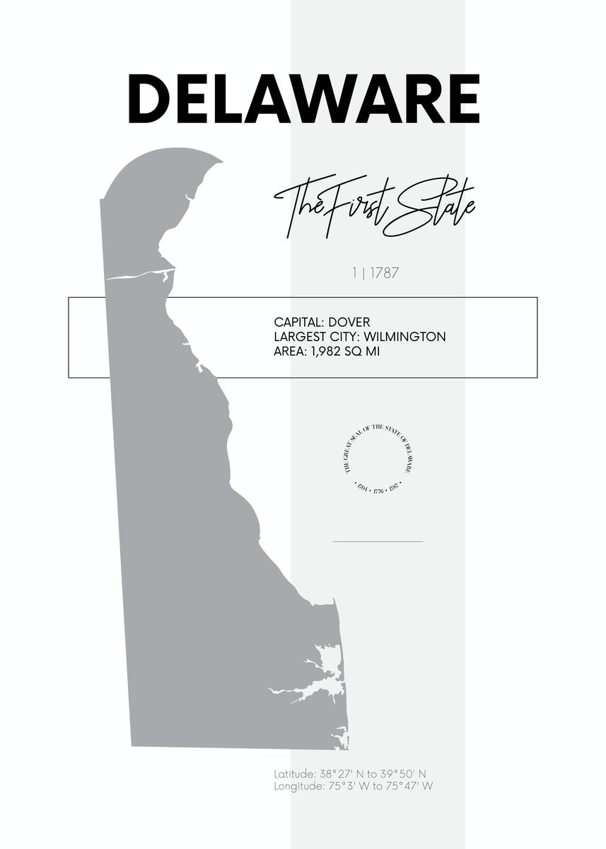 'Delaware' Poster by Conceptual Photography | Displate