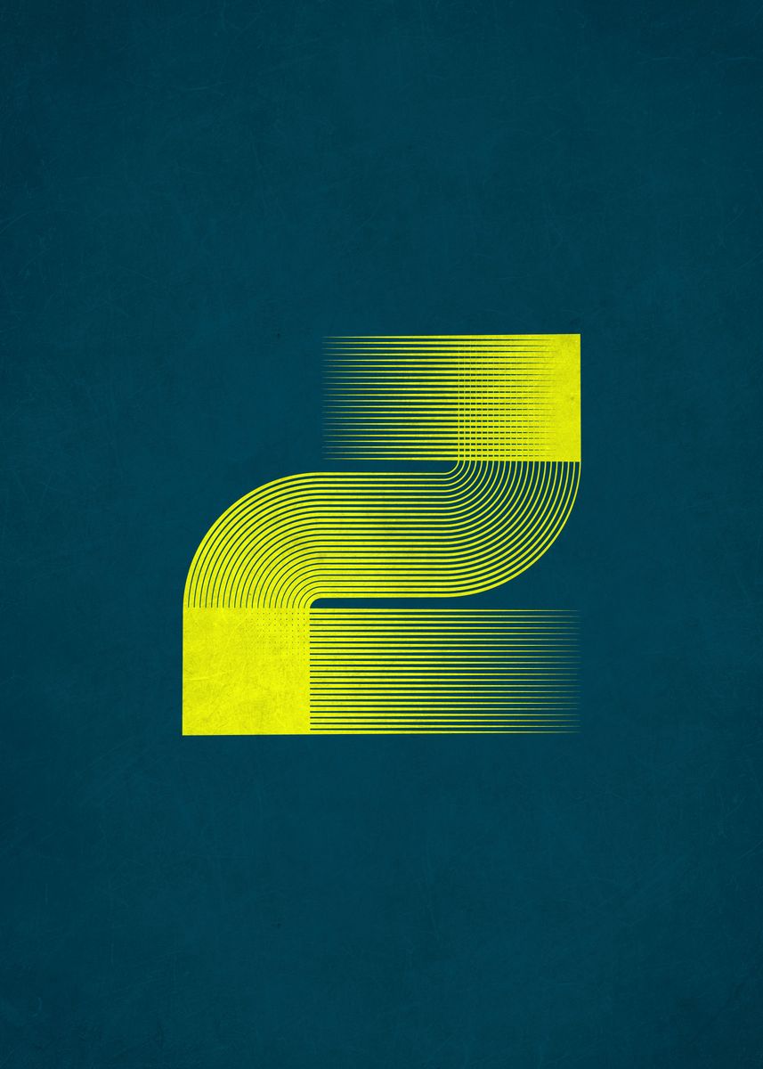 'Letter z' Poster, picture, metal print, paint by MauriTz Design | Displate