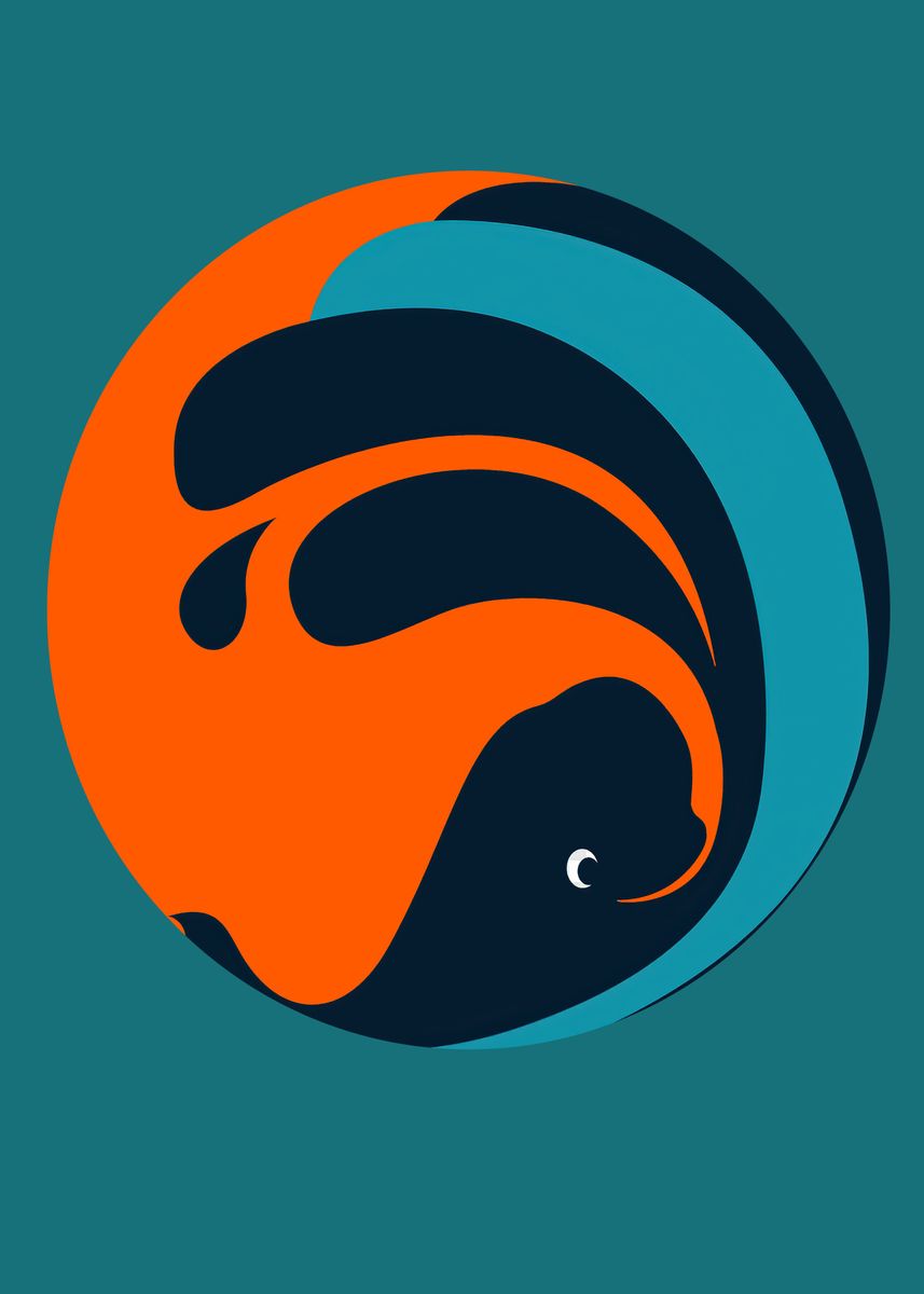 'ocean and wild' Poster, picture, metal print, paint by bilio saputra ...