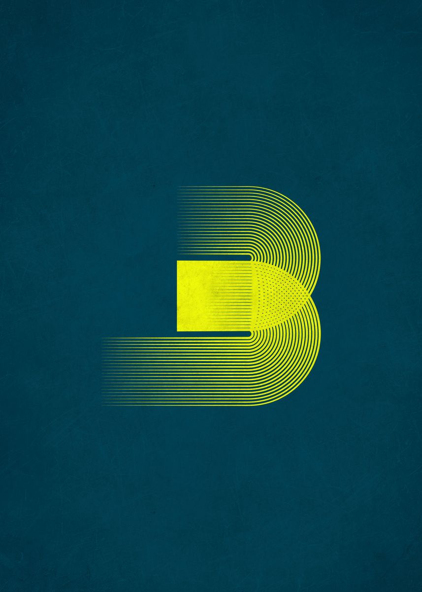 'Number 3' Poster, picture, metal print, paint by MauriTz Design | Displate