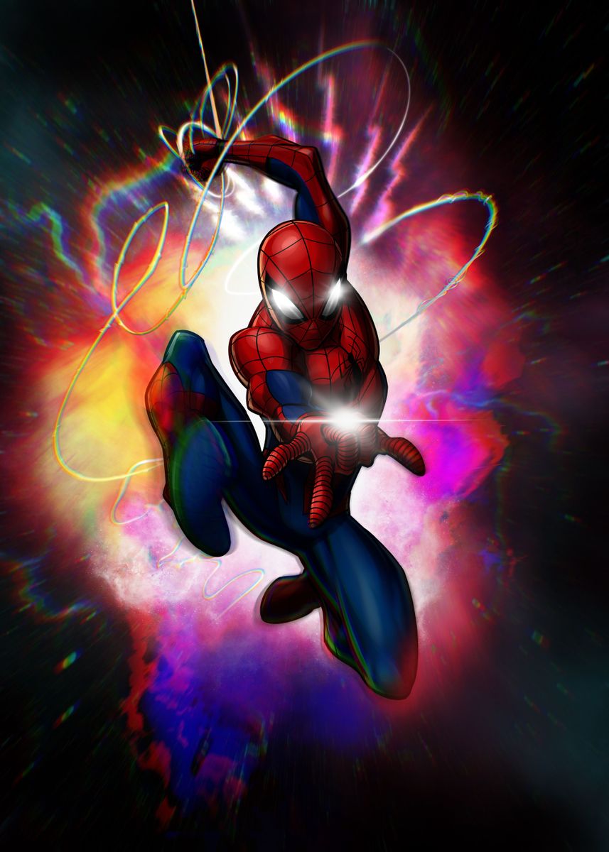 'Spiderman' Poster, picture, metal print, paint by Marvel | Displate