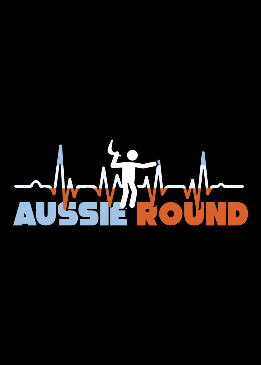 'Boomerang Aussie Round Aus' Poster by AaronBaron | Displate