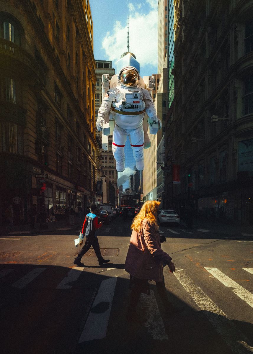 'Unnoticed' Poster, picture, metal print, paint by seam less | Displate