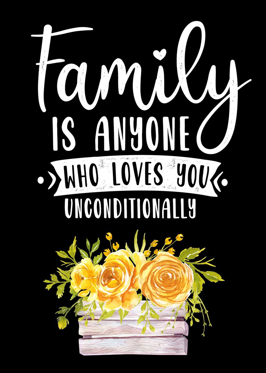 'Unconditionally love' Poster, picture, metal print, paint by Juliana ...