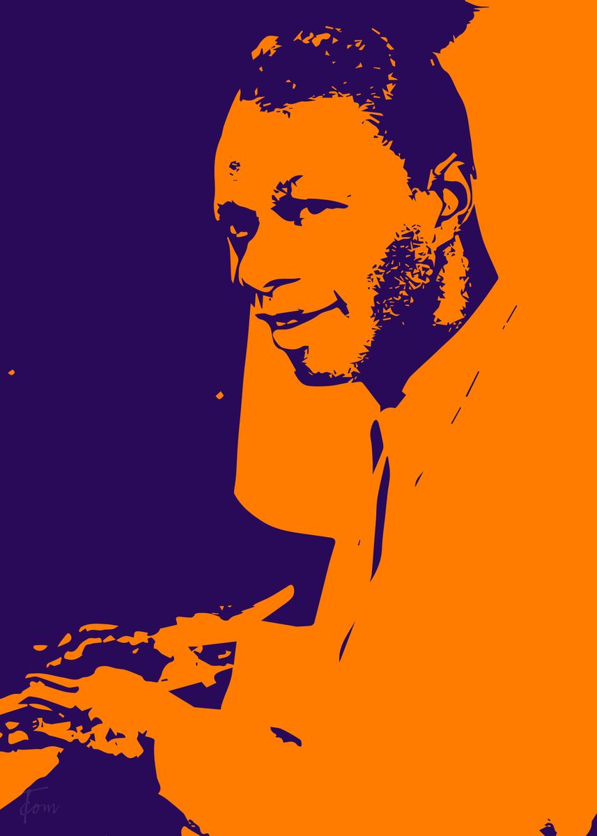 'Nat King Cole' Poster by Petra Rommelfanger | Displate