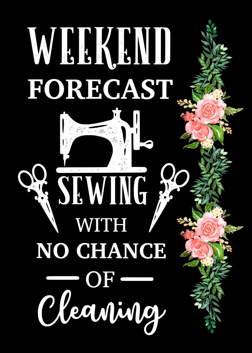 'Weekend Forecast' Poster, picture, metal print, paint by Juliana RW ...