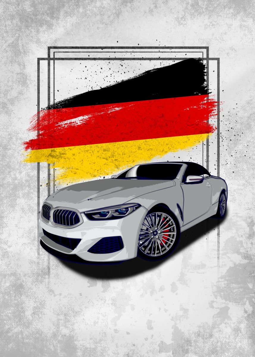 'German Car' Poster by 21 MXM | Displate