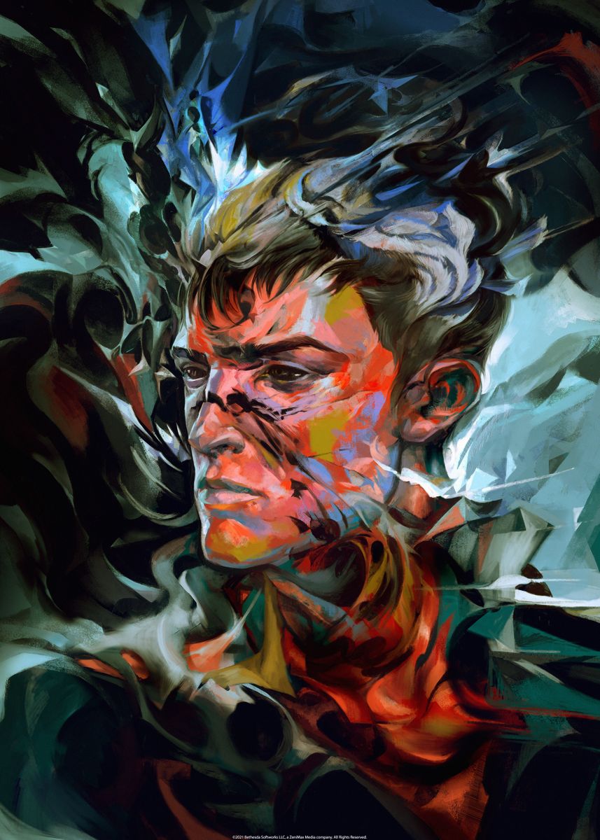 'Outsider' Poster, picture, metal print, paint by Dishonored | Displate