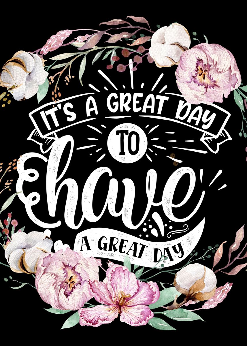 'Great day' Poster, picture, metal print, paint by Juliana RW | Displate