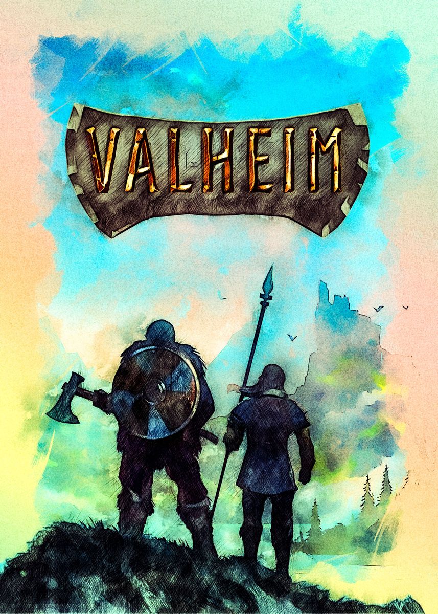 'Valheim' Poster, picture, metal print, paint by Cheery Bonniehatch ...